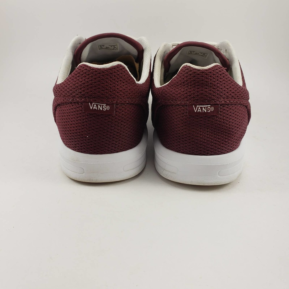 Vans Ultra Cush Lite Burgundy Mesh Sneaker 6.5 - Gem